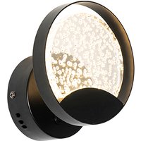 Design wandlamp zwart incl. LED - Patrick - Moderne verlichting